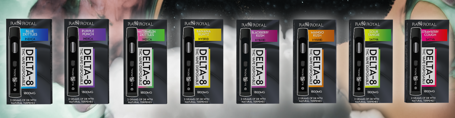 Delta-8 THC Hemp Vapes (1800 MG ) | RA Royal