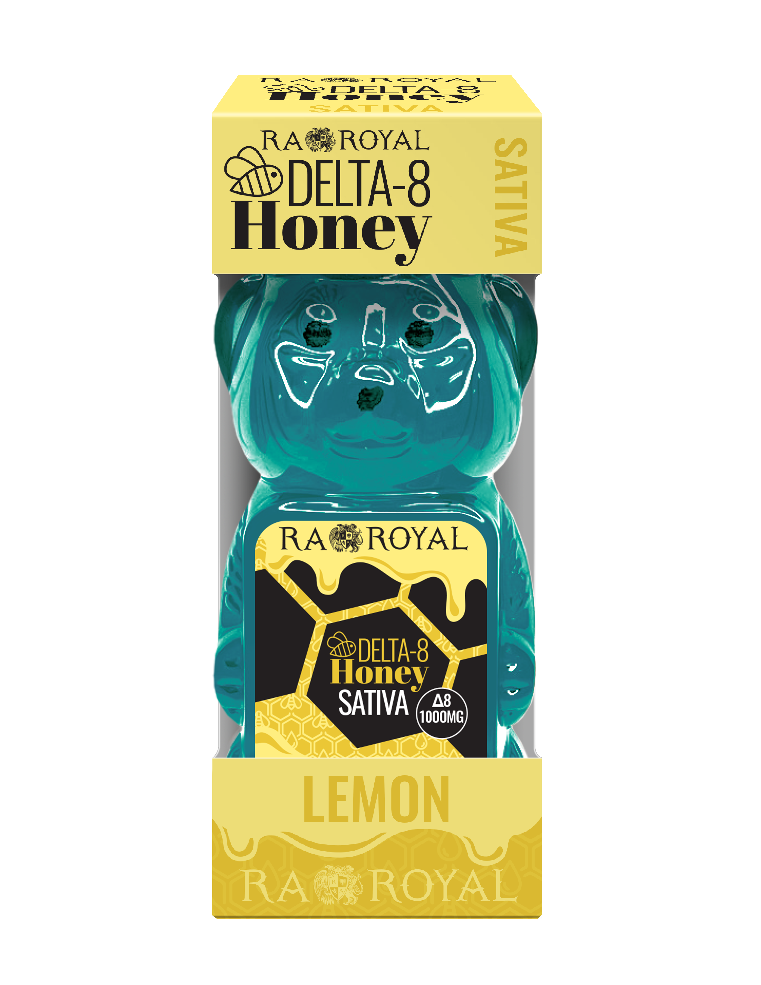 RA Royal Delta 8 Sativa Honey Bear: Lemon Citrus | RA Royal