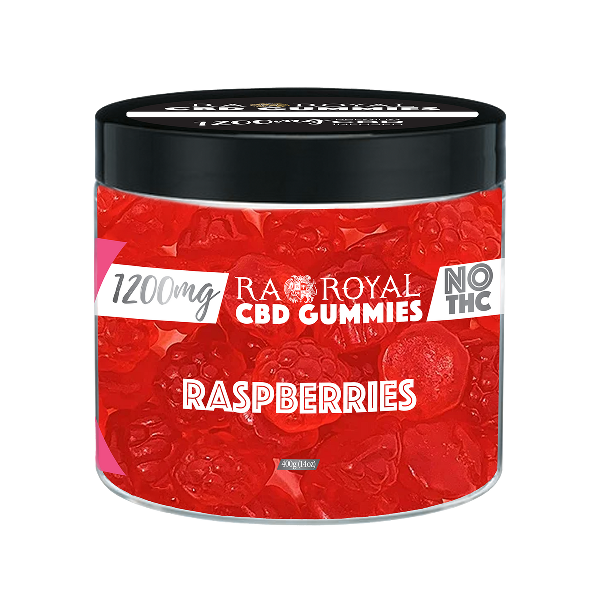 R.A. Royal CBD Red Raspberry Gummies: 1200MG with Melatonin for Stress ...