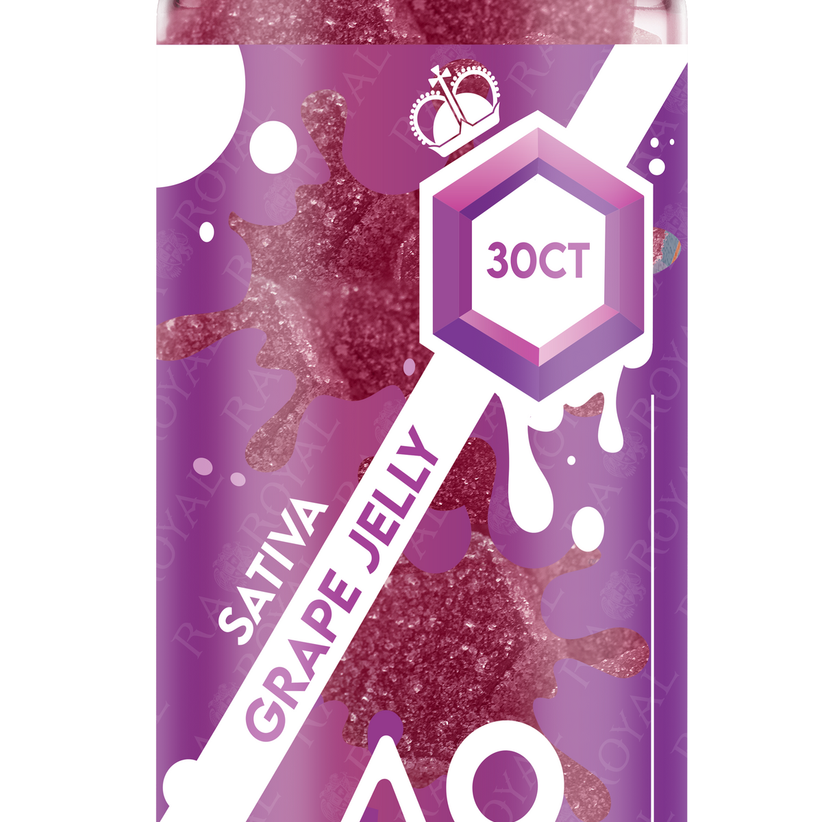 Delta 9 1,050MG 30CT Gummy: Grape Jelly (Sativa) – RA Royal