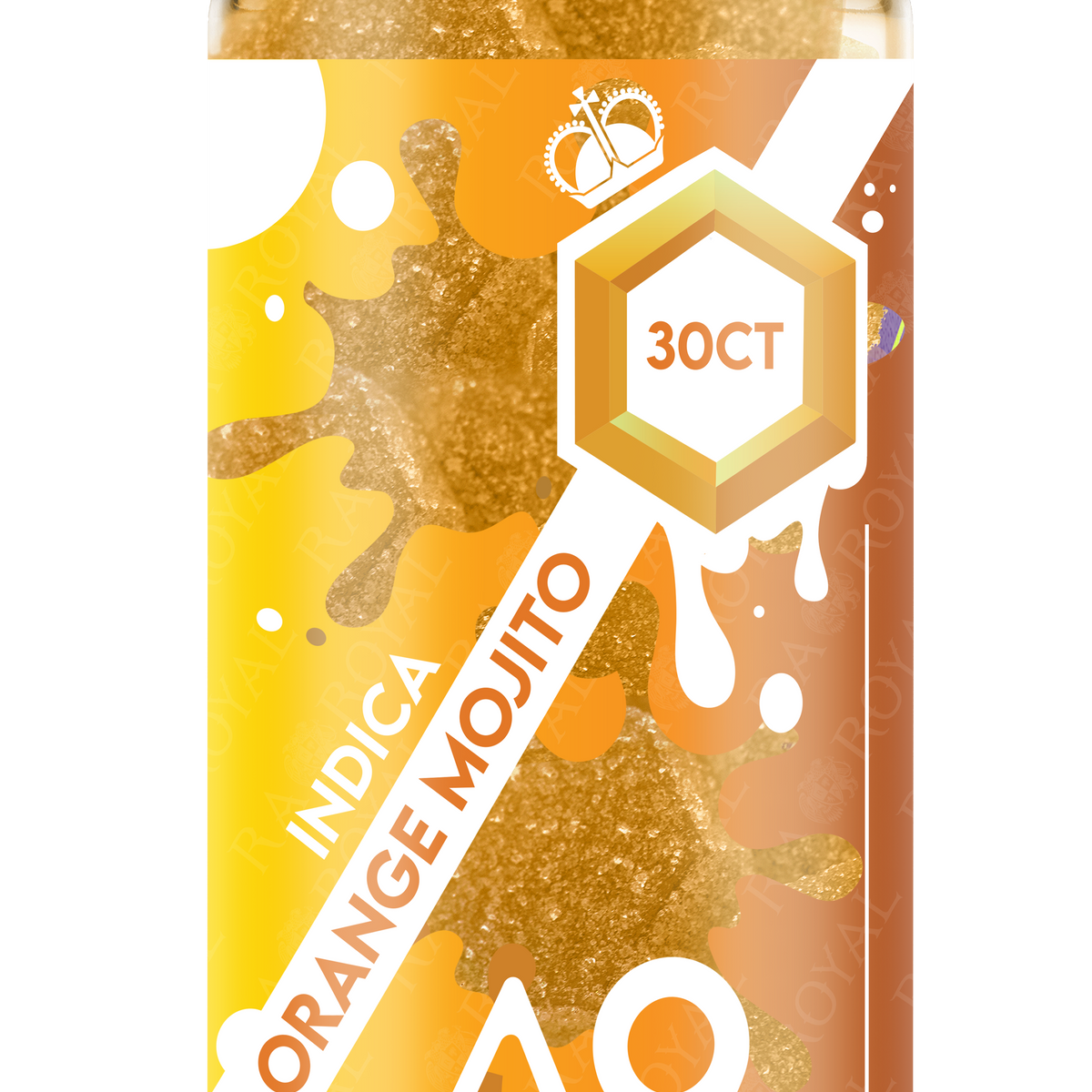 Delta 9 1,050MG 30CT Gummy: Orange Mojito (Indica) – RA Royal
