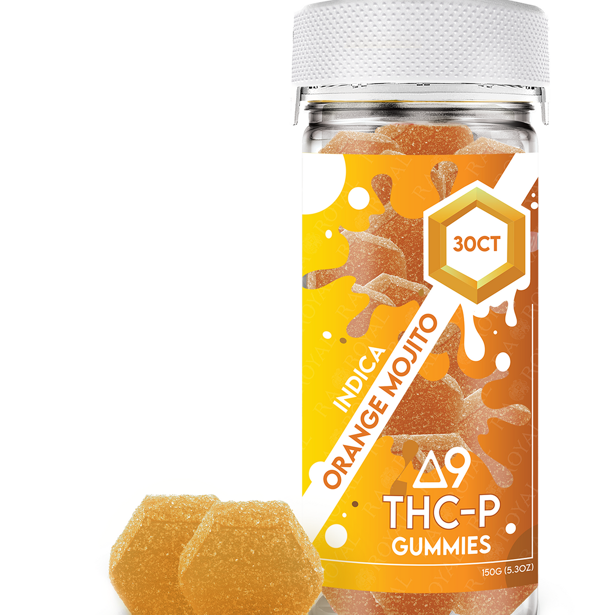 Delta 9 Orange Mojito Indica Gummies – 1,050MG | R.A. Royal – RA Royal