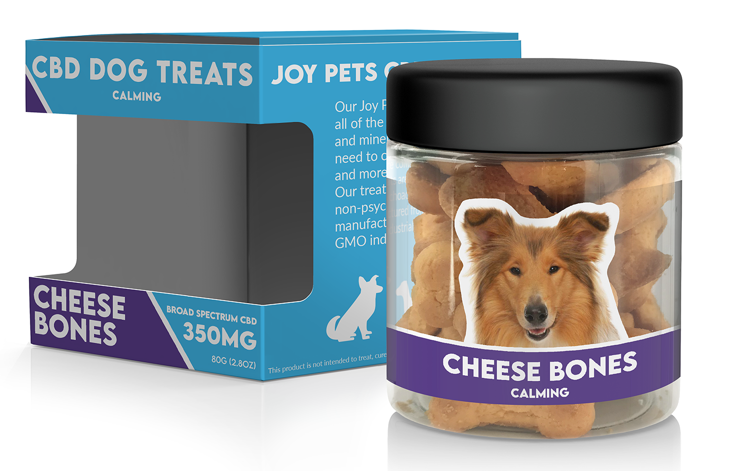 JoyPets CBD Dog Treats: Cheese Bones | RA Royal