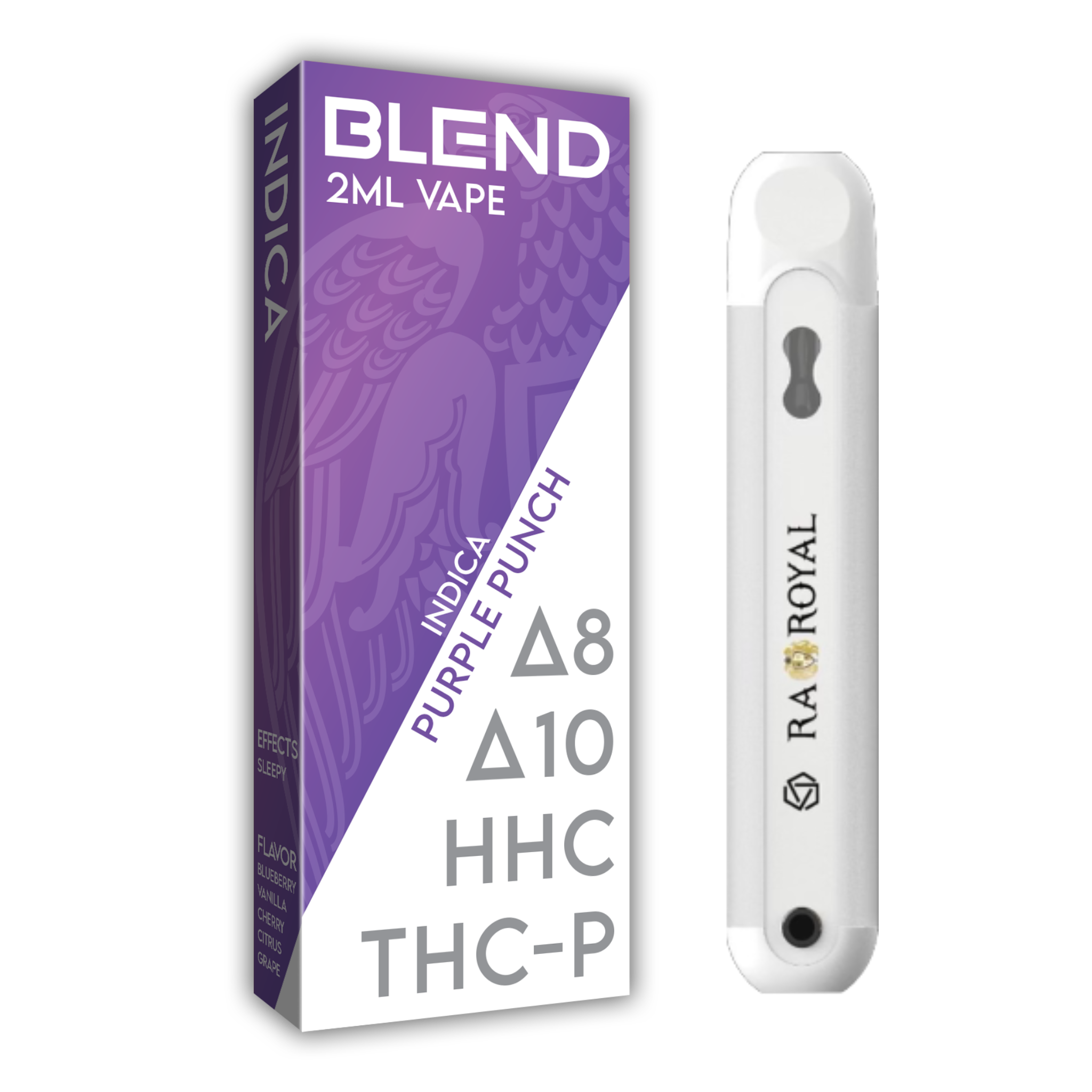 RA Royal Blend Indica Vape: Purple Punch (1800MG) | RA Royal