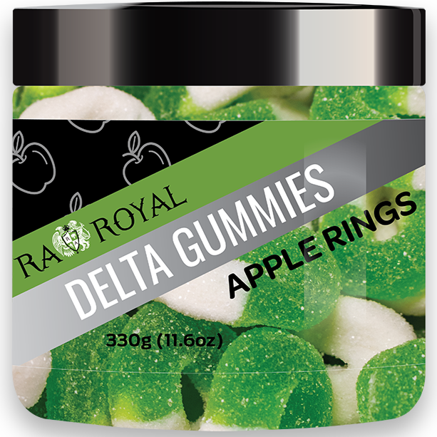 Delta-8 Green Apple Gummies | RA Royal