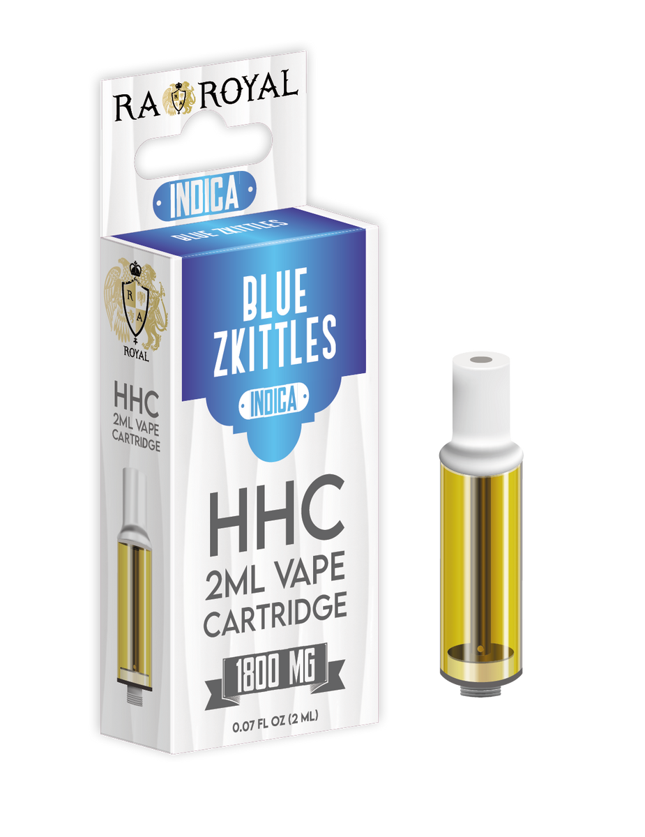 HHC Blue Zkittles Vape Cartridge – RA Royal