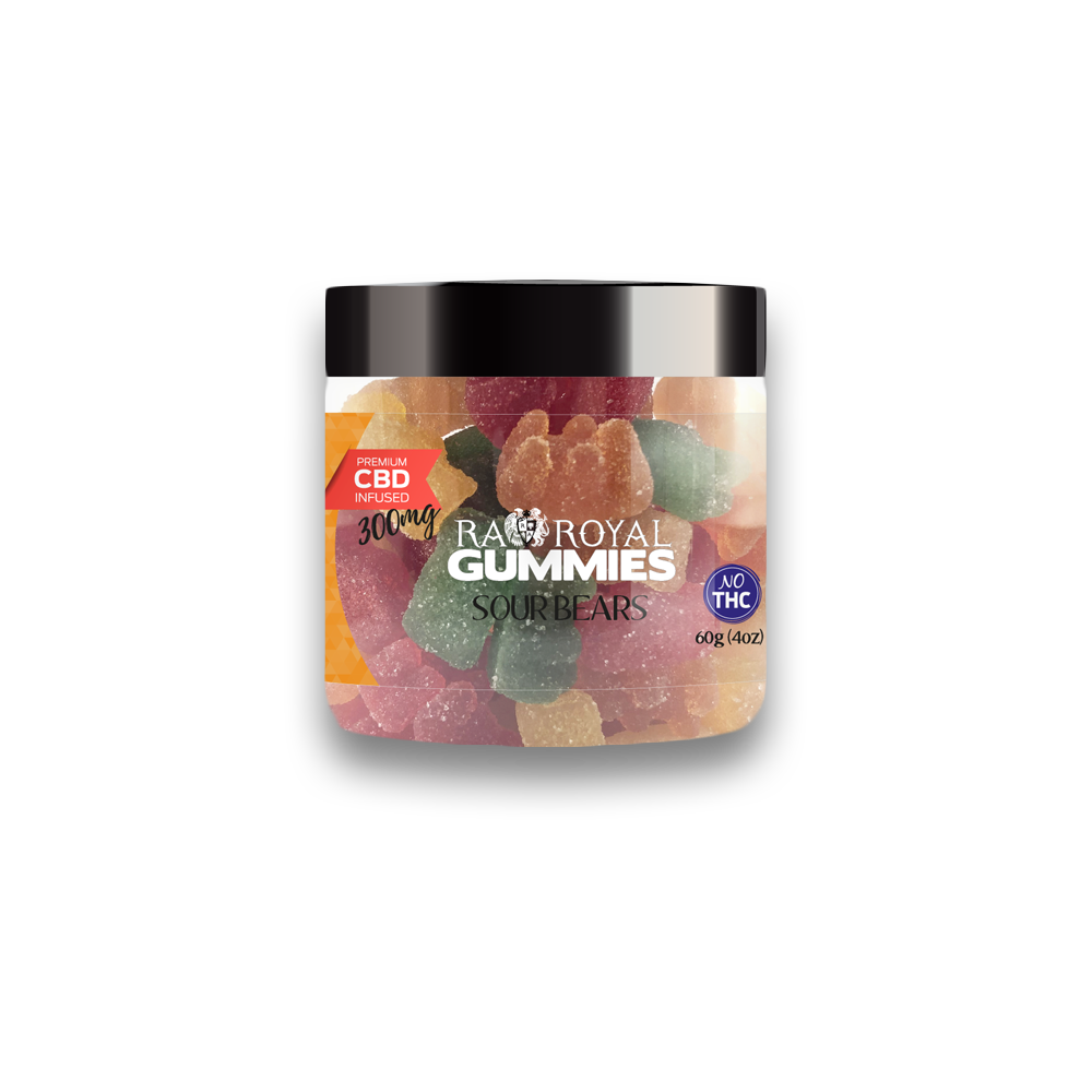 CBD Sour Gummy Bears | RA Royal